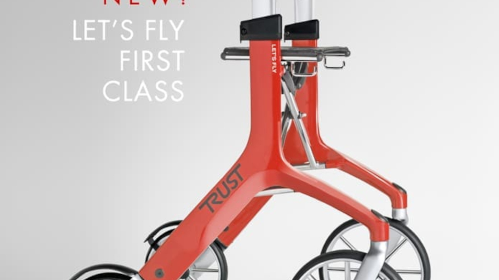 De elegante buitenrollator die ook binnen gebruikt kan worden